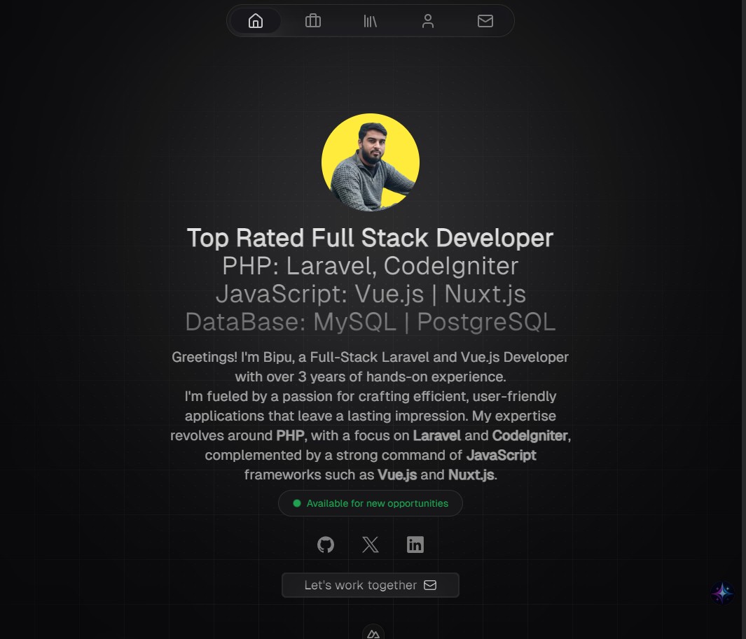 Top Rated Full Stack PHP JavaScript Developer - Biplob Shaha